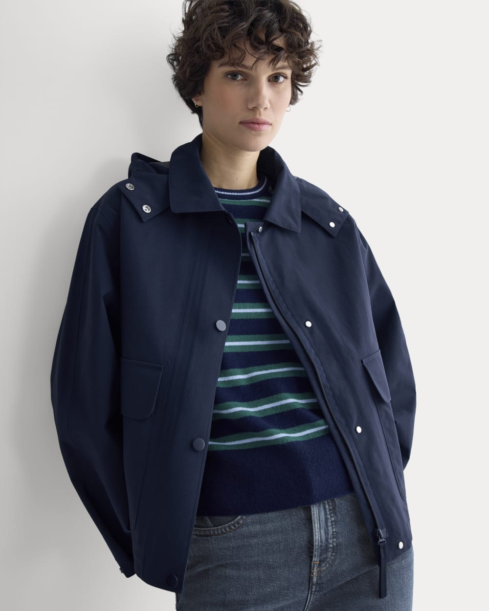 EVERLANE Recycled Nylon Barrel Jacket